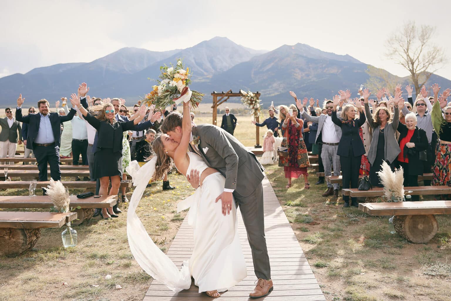 Fall wedding at The Surf Hotel, Buena Vista, CO | Destination Wedding ...